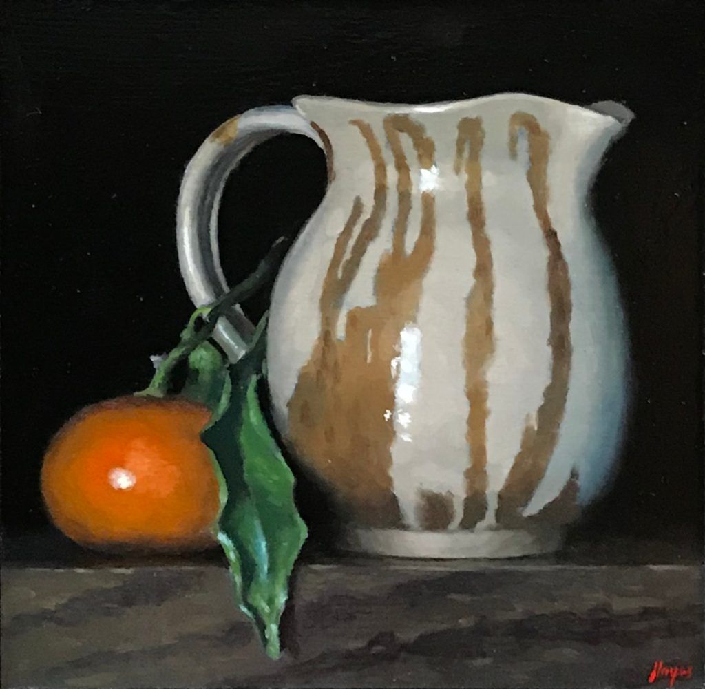 Mandarin Orange and Ceramic Pitcher – Jeffrey Hayes