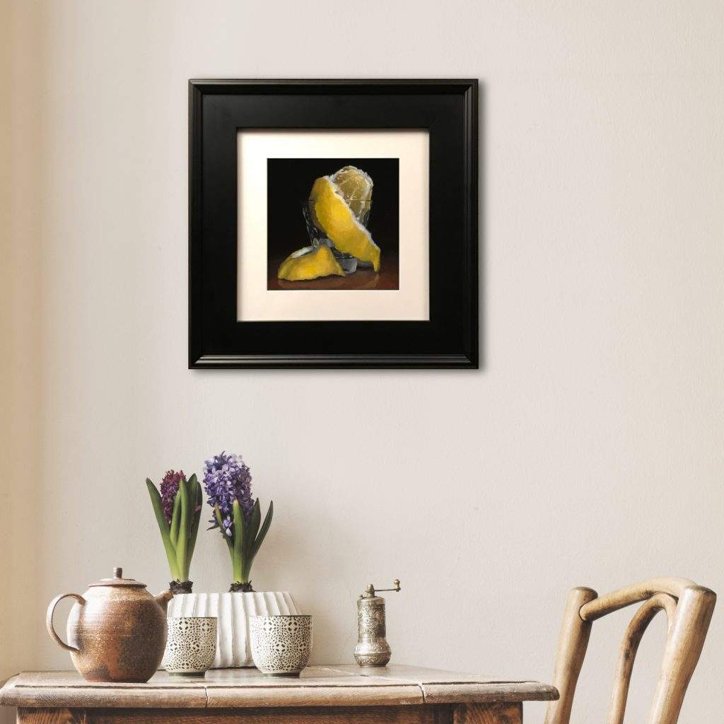 “Peeled Lemon in Shotglass” Fine Art Print – Jeffrey Hayes