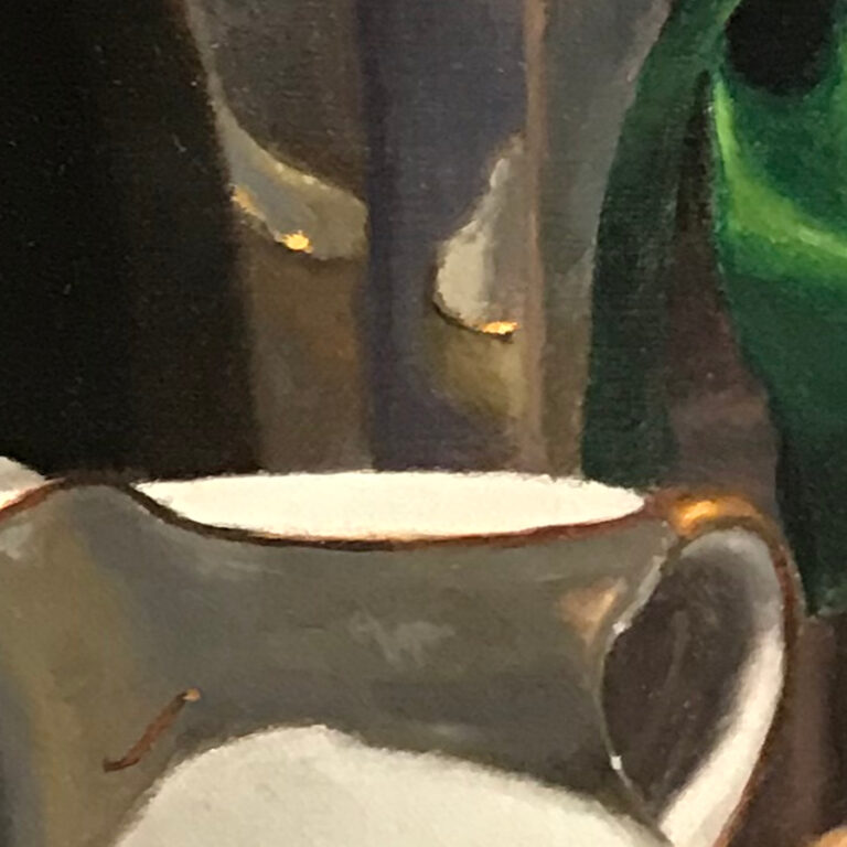 White Creamer, Art Deco Coffee Pot, Shell – Jeffrey Hayes