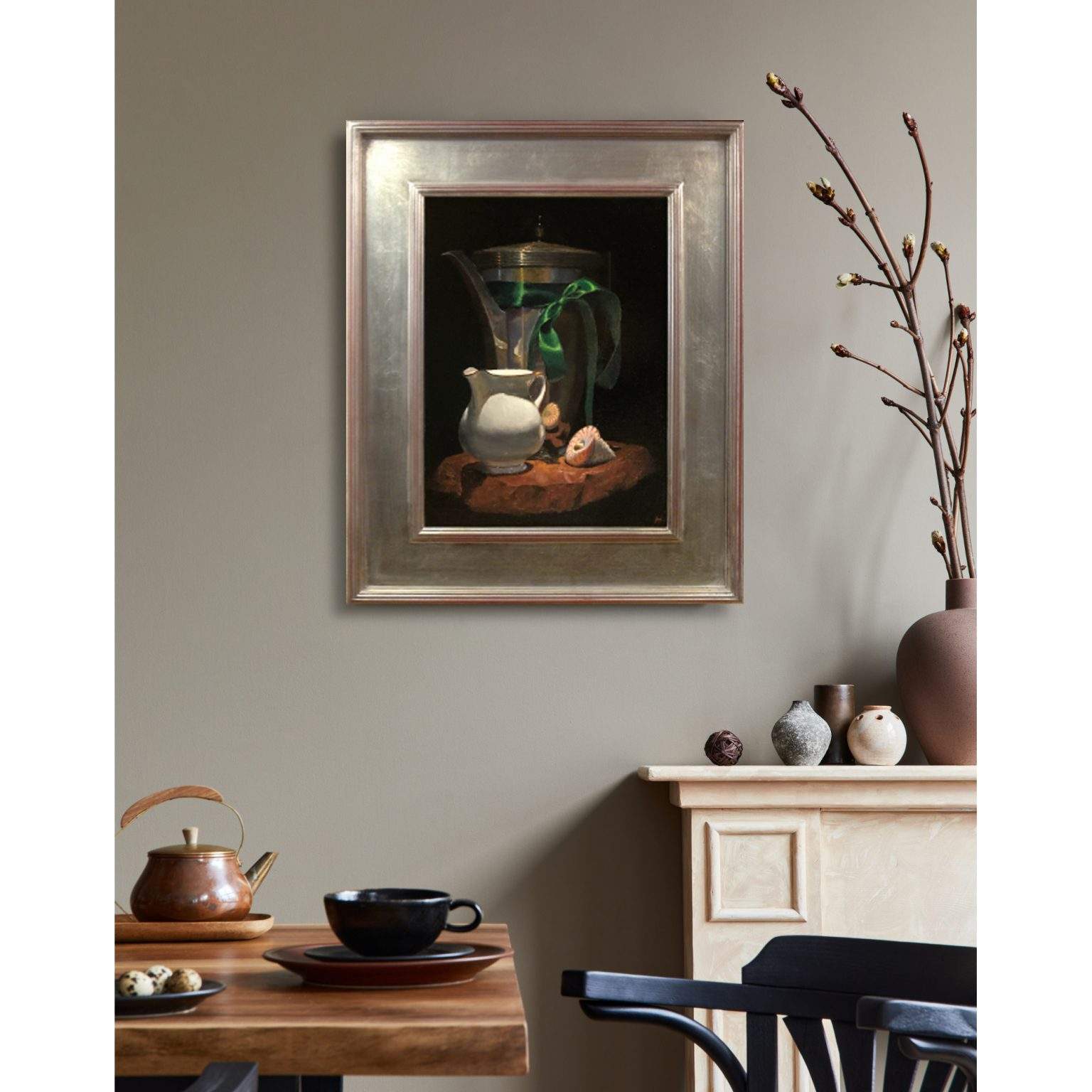 White Creamer, Art Deco Coffee Pot, Shell – Jeffrey Hayes