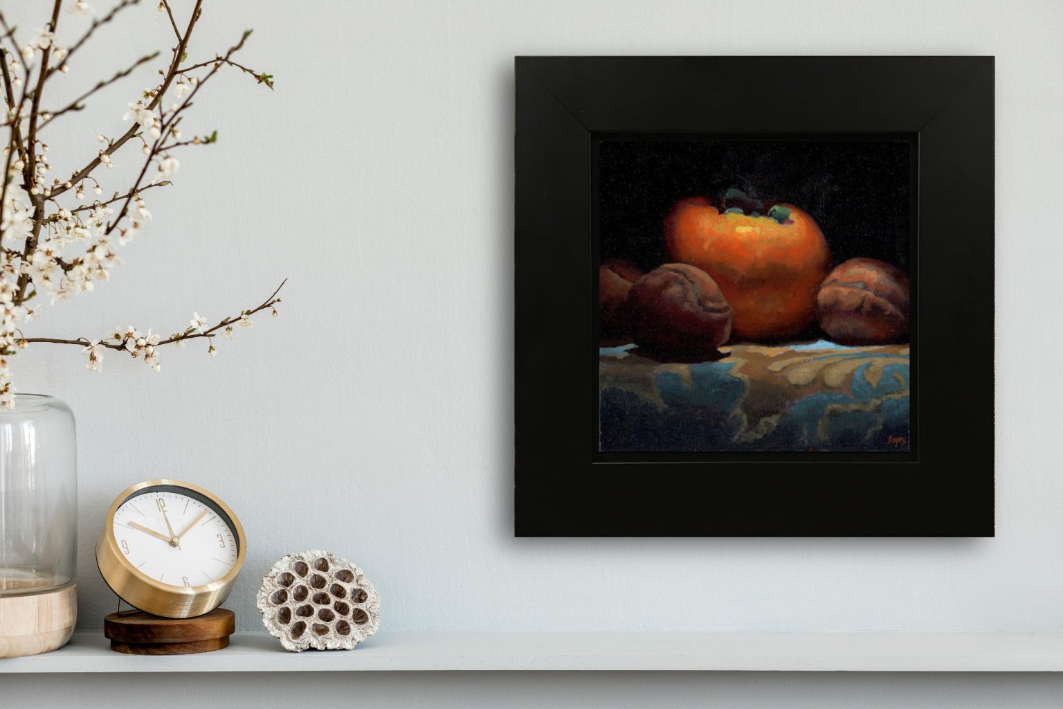 Persimmon and Chestnuts – Jeffrey Hayes